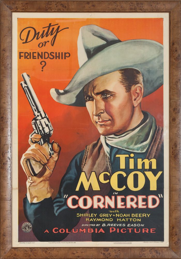 Tim McCoy in “Cornered” Movie Poster