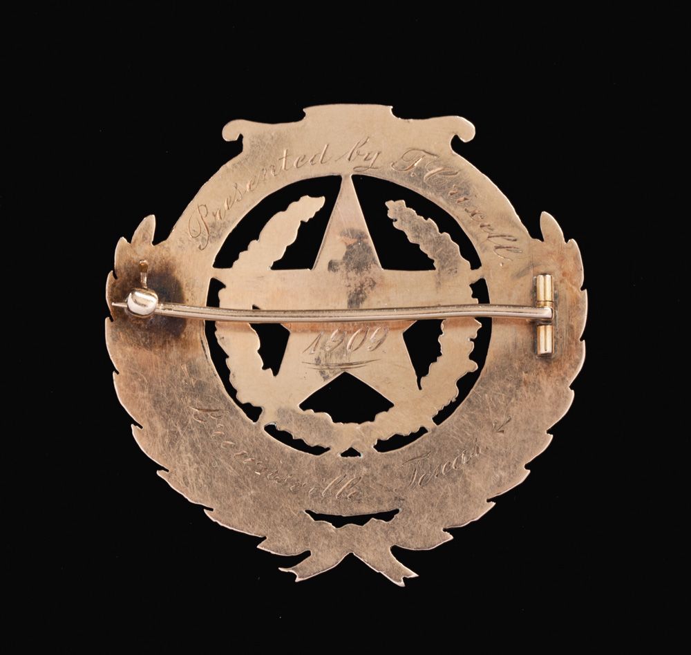 Gold Texas Ranger Presentation Badge