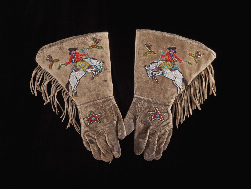 Beaded Cowboy Gauntlets