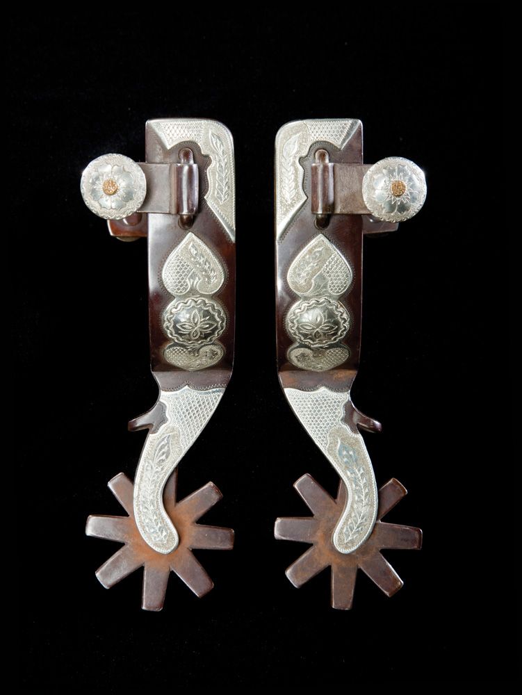 R.F. Ford Silver Mounted Texas Spurs