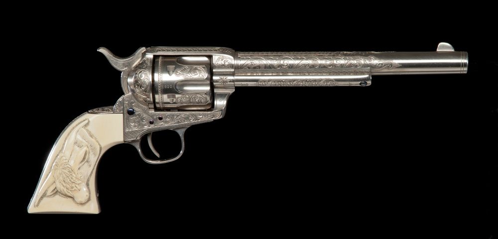 Fancy Colt Single Action Army Revolver