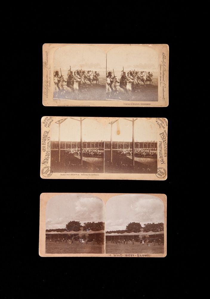 Stereo View Cards of Buffalo Bill’s Wild West
