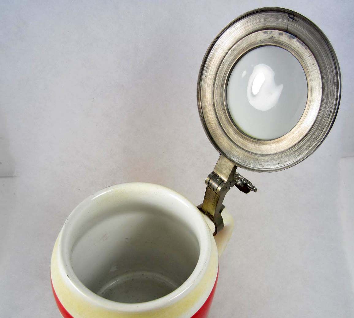 GERMAN NAZI WAFFEN SS PORCELAIN BEER STEIN