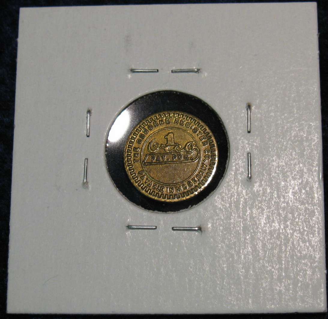 1121. Island Creek Stores, Holden WV. 1c Coal Script Token