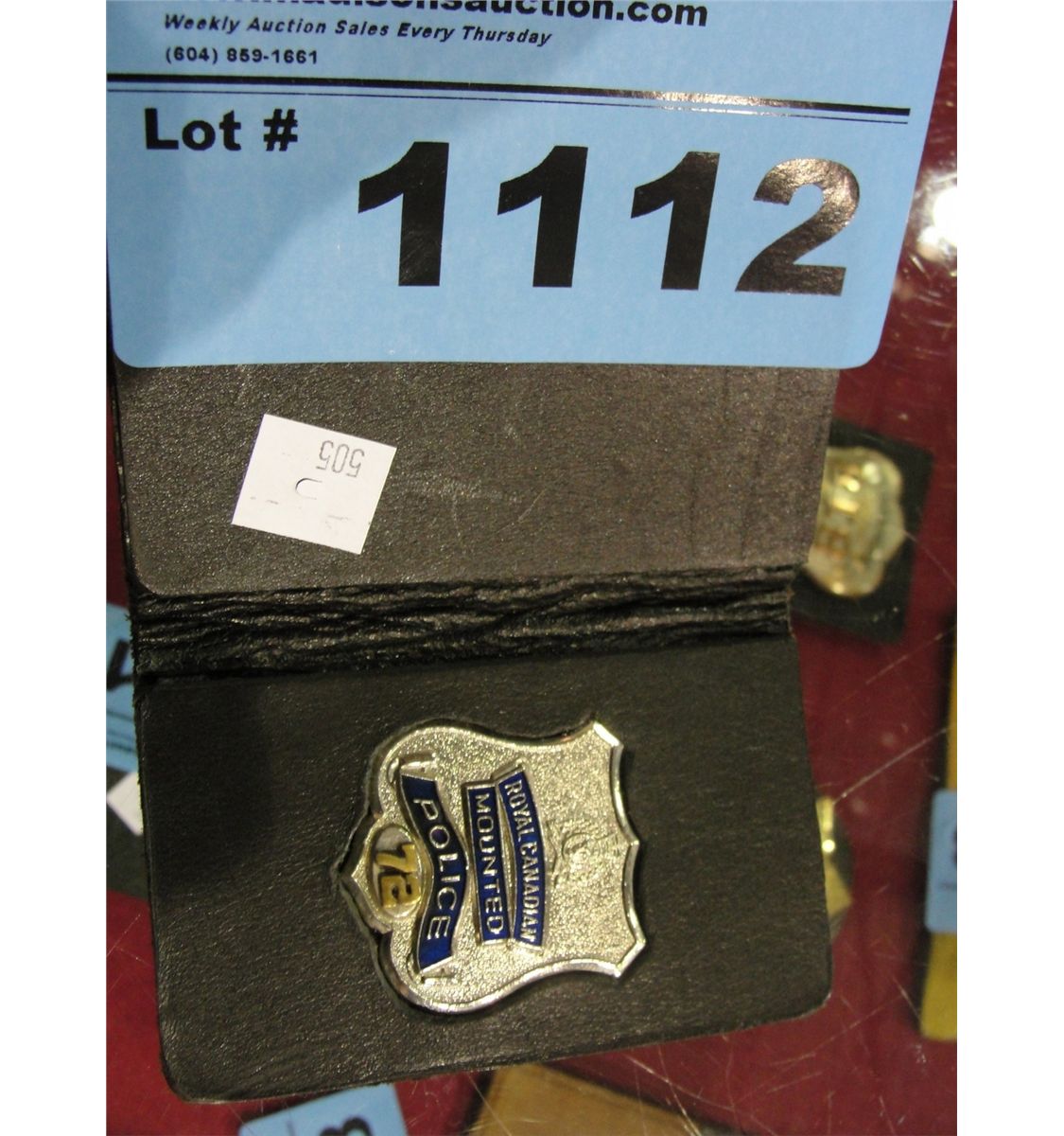 Royal canadian mounted police badge