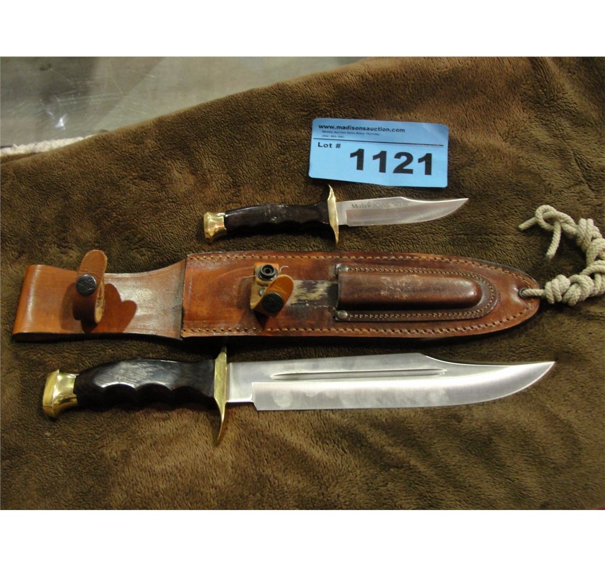 Muela bowie knife made in spain 2pc hunting knife