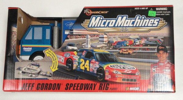 Jeff Gordon Speedway Rig Playset-Micro Machines Nascar