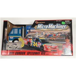 Jeff Gordon Speedway Rig Playset-Micro Machines Nascar