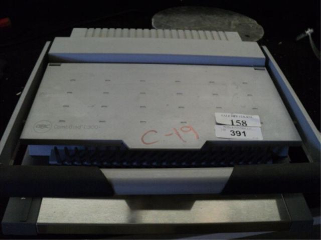 GBC C300 COMBIND BINDER {print sequence} 158