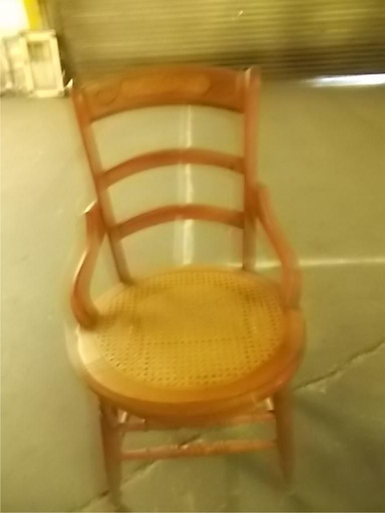 Vintage Cain Side Chairs (3) one chair needs cain replaced