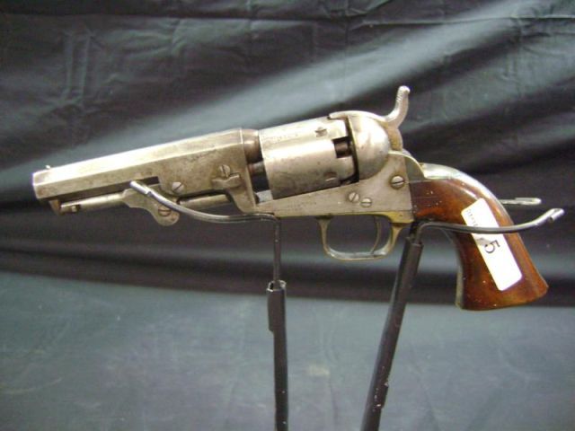 COLT G ADDRESS SAM L. COLT - 49 POCKET 4" BARRELL PERCUSSION REVOLVER ...