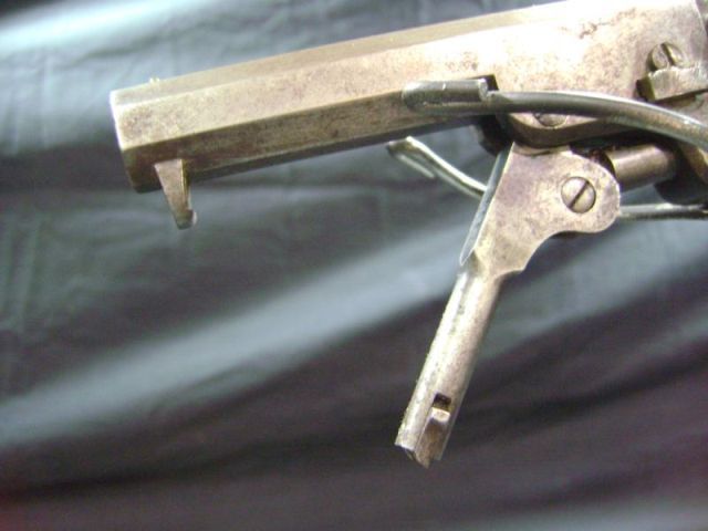 COLT G ADDRESS SAM L. COLT - 49 POCKET 4" BARRELL PERCUSSION REVOLVER ...