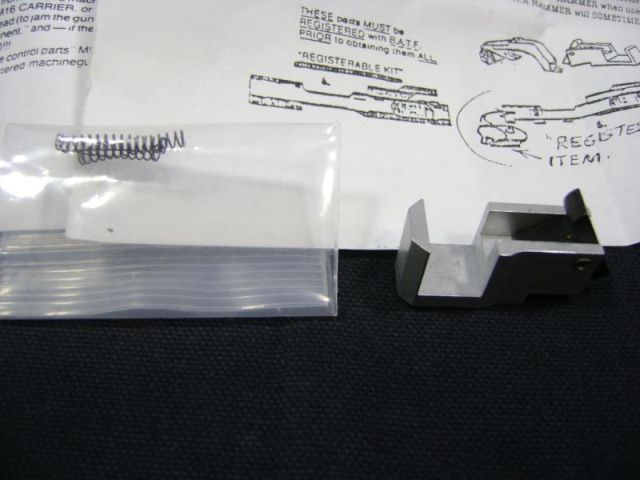 AR15 DROP-IN AUTO SEAR CONVERSION KIT