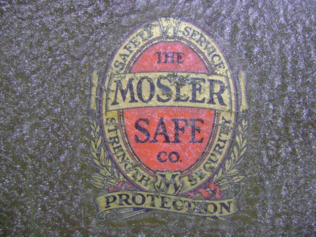 MOSLER SAFE, 75" X 51" X 36 1/2", 2 DOOR, DARK BLUE, WEIGHT 3,292 POUNDS
