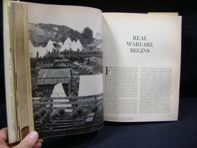 BRUCE CATTON "THE AMERICAN HERITAGE, PICTURE HISTORY OF THE CIVIL WAR ...