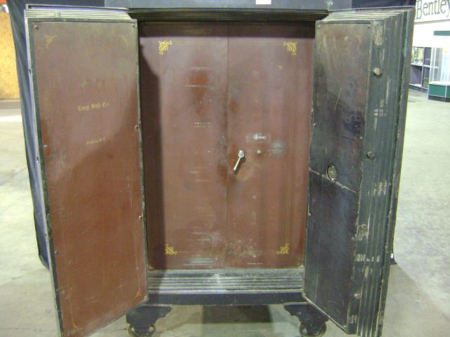 CARY SAFE, 71 1/4" X 4 3 1/2" X 28 1/2", BROWN, 2 DOOR, WEIGHT 2,972 POUNDS
