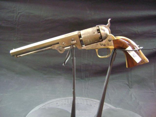1851 NAVY COLT, 36 CALIBER, 7 1/2" BARREL, ADDRESS COL SAM L COLT ...