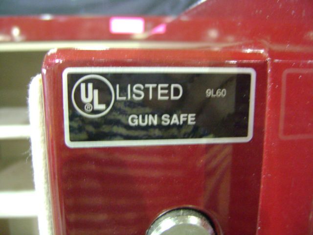GRANITE SECURITY GUN SAFE, 60" X 30"X 23 3/4", RED 1 DOOR, WEIGHT 656 ...