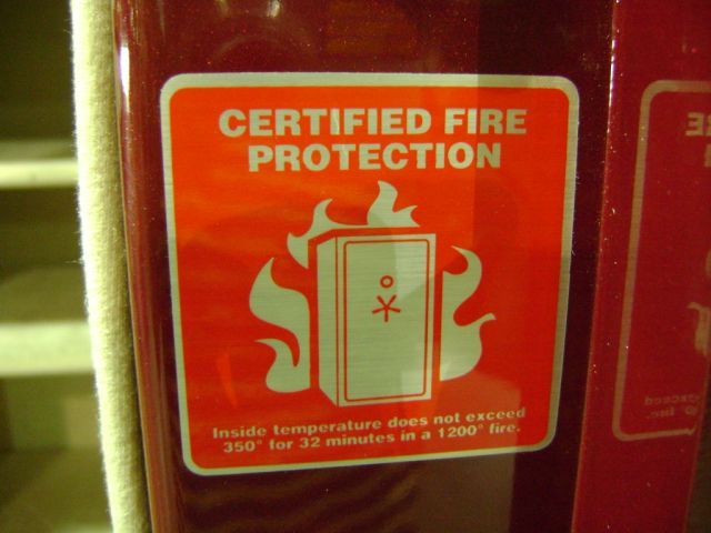 GRANITE SECURITY GUN SAFE, 60" X 30"X 23 3/4", RED 1 DOOR, WEIGHT 656 ...