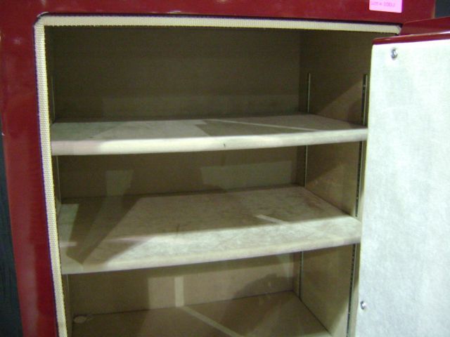 GRANITE SECURITY GUN SAFE, 60" X 30"X 23 3/4", RED 1 DOOR, WEIGHT 656 ...