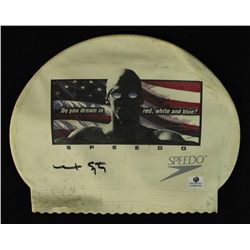 Mark Spitz Signed Speedo Swim Cap (GA COA)