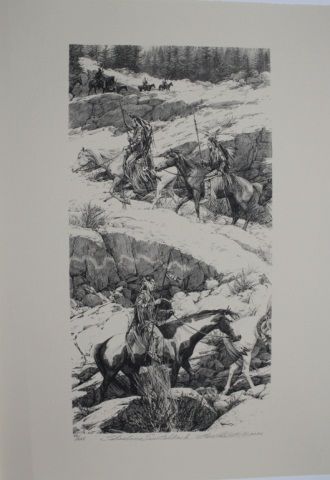 Bev Doolittle "Shoshone Switchback" Print, 40/225