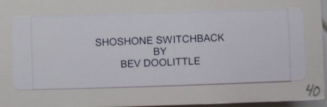 Bev Doolittle "Shoshone Switchback" Print, 40/225