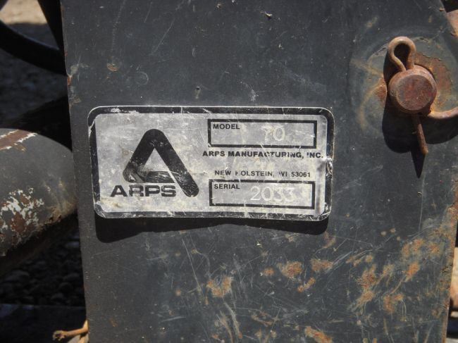 ARPS 70 Hydraulic 3-Point Backhoe Attachment