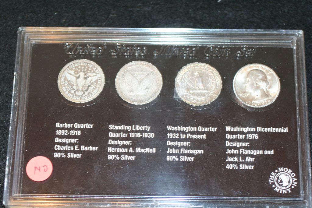 20th Century Silver Quarter Collection; 1915-D Barber Quarter, 1927 ...