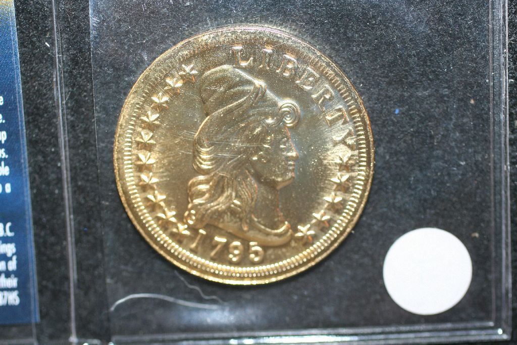 1795 Half Eagle $5 Gold Coin COPY