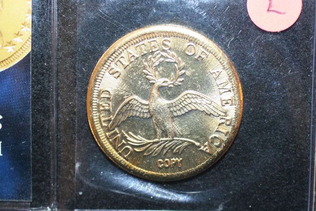 1795 Half Eagle $5 Gold Coin COPY