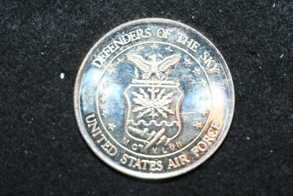 US Air Force Silver Round; Defenders of the Sky; Operation Desert Storm ...
