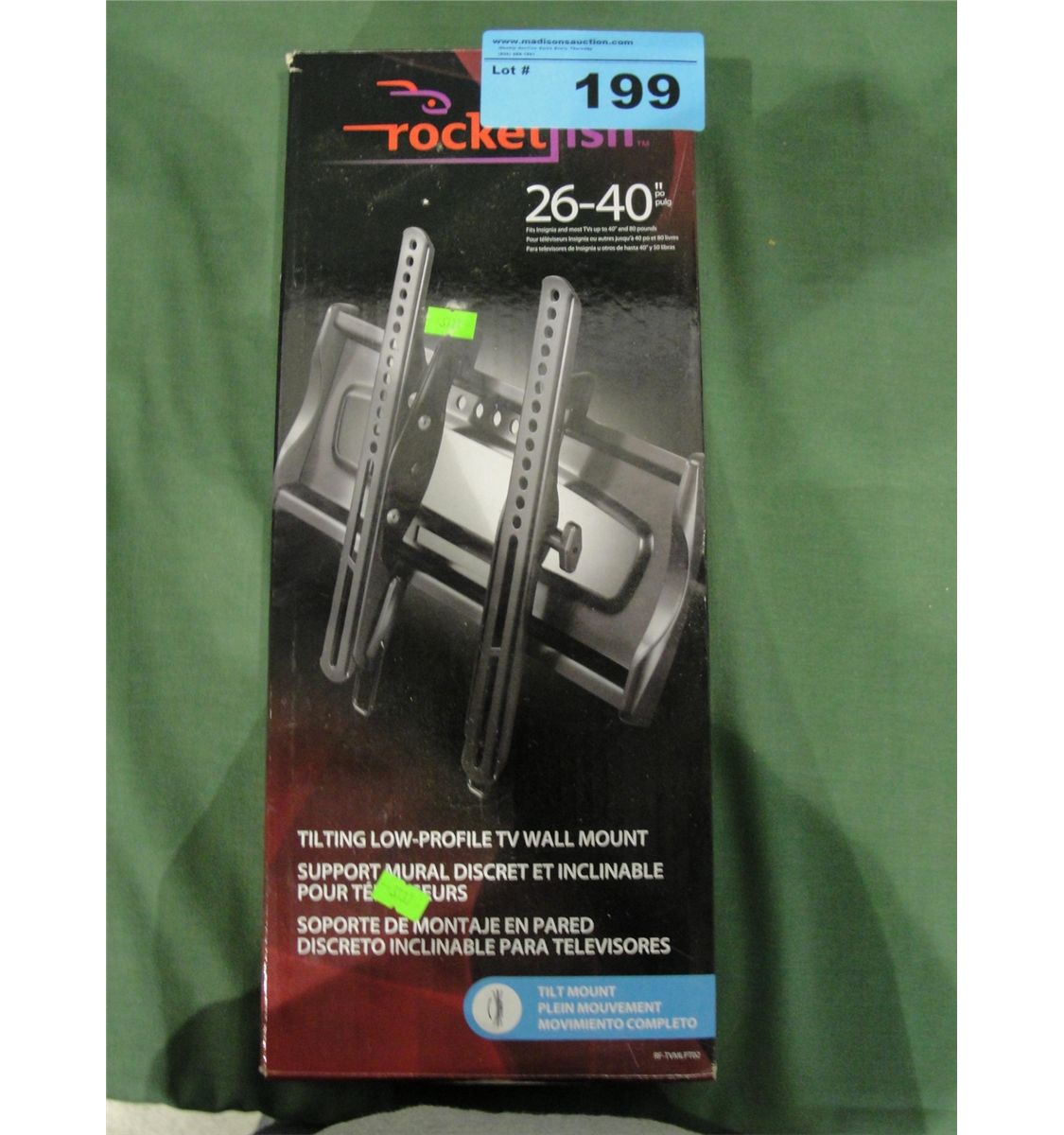 Rocketfish tilting low profile TV wall mount