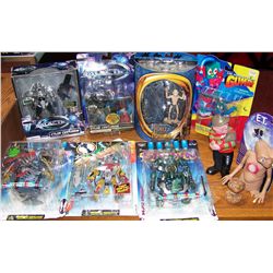 Ten Collectible Movie Figurines.