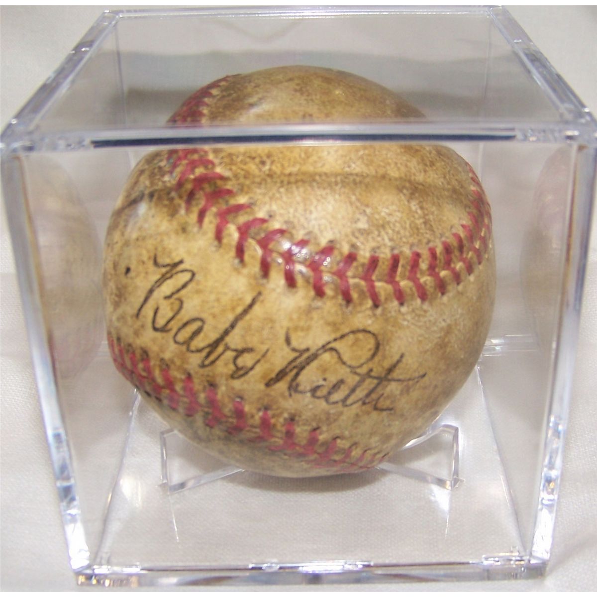 Baseball Signed Babe Ruth.
