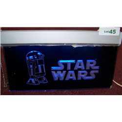 Star Wars Light Up Sign.
