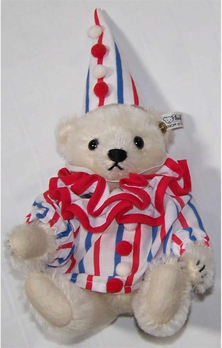 STEIFF "CLOWN TEDDY" LIMITED EDITION 5000, 7", #0163/20