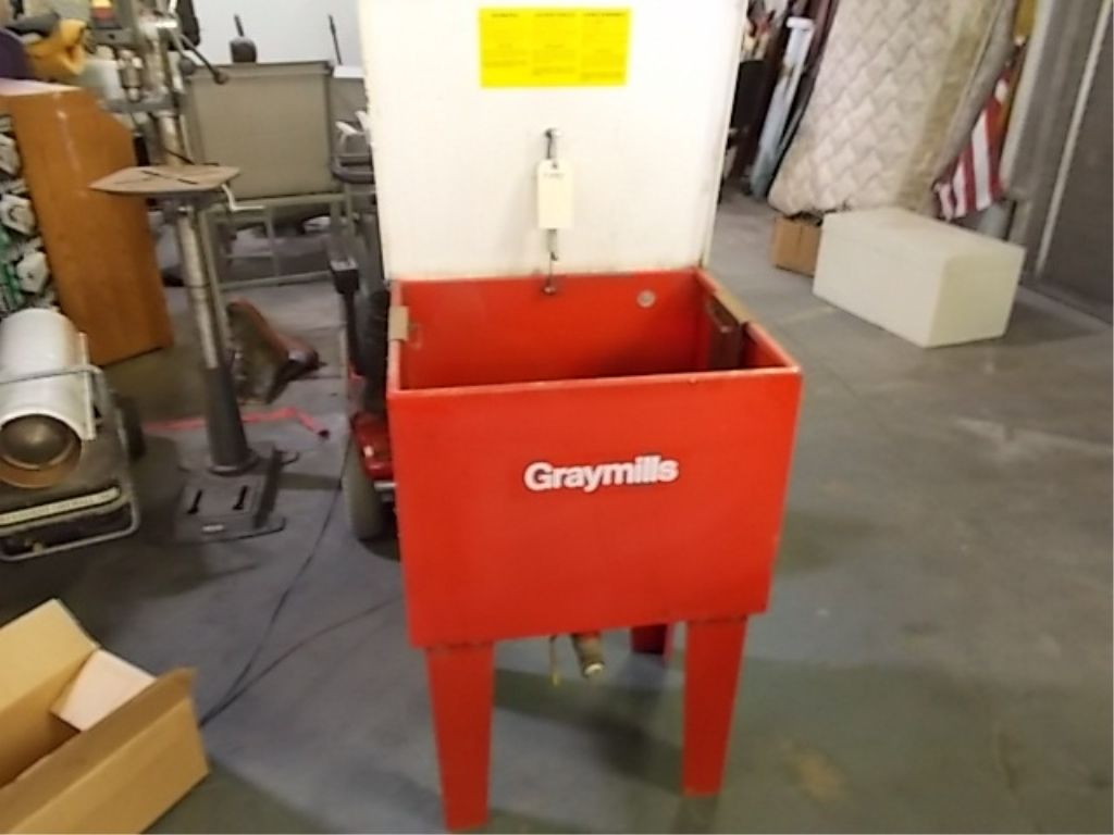 Graymills solvent tank parts washer model 2R