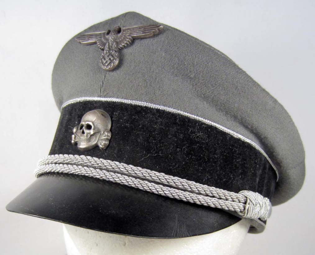 RARE GERMAN NAZI WAFFEN SS GENERALS VISOR CAP