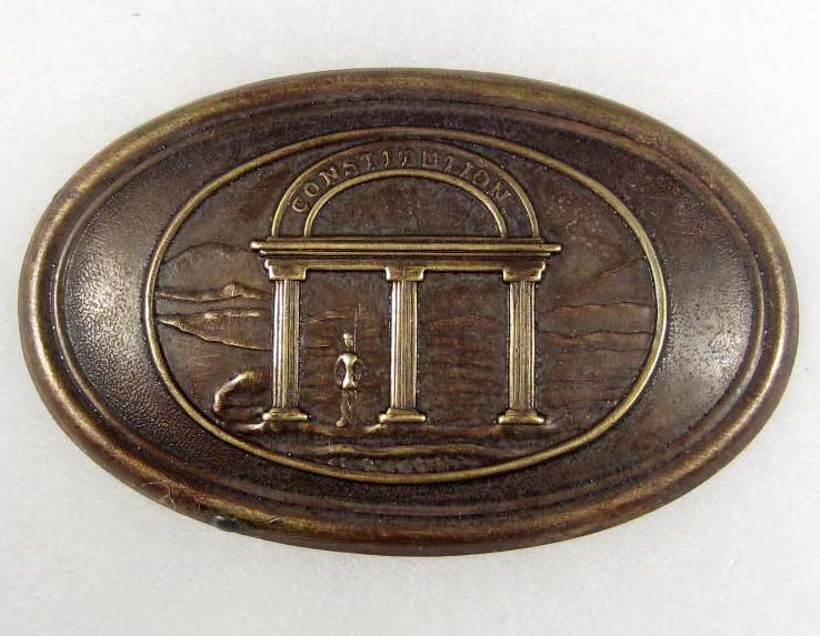 CONFEDERATE STATES ARMY CSA CIVIL AR ERA GEORGIA ENLISTED MANS BELT BUCKLE