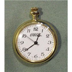 1-1/2" Diameter Coca-Cola Pocket Watch