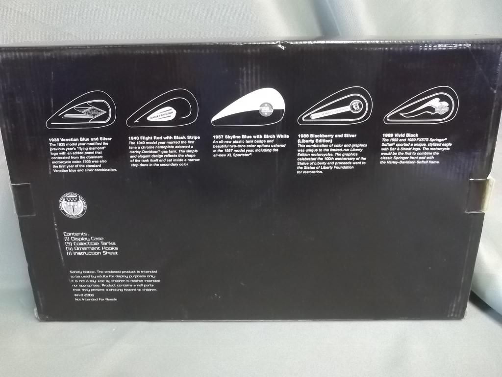 2006 Harley-Davidson Collectible Tank Set