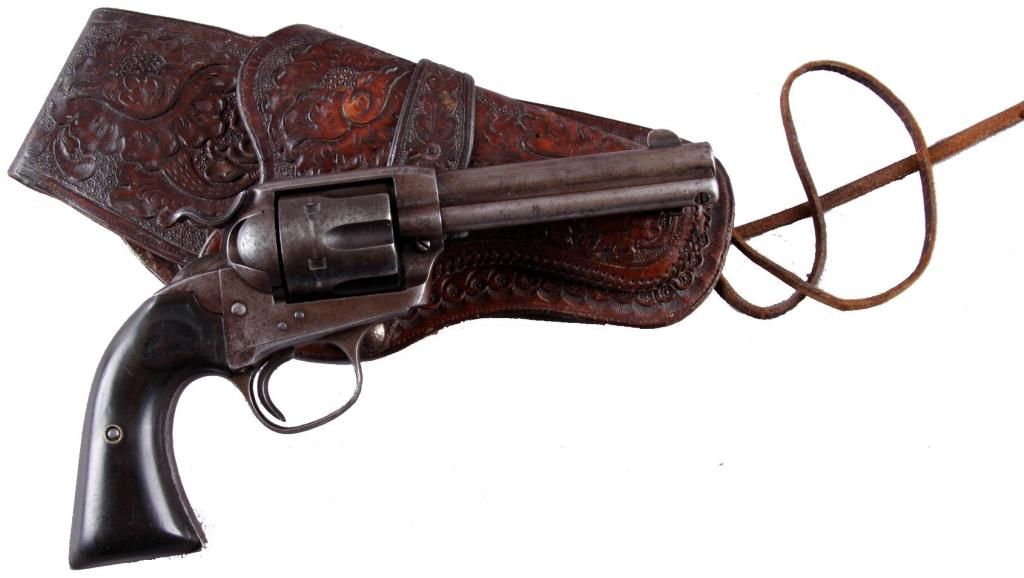 Colt Mdl Bisley SA Cal .44-40 SN:305023Desirable 4 3/4" BBL revolver ...