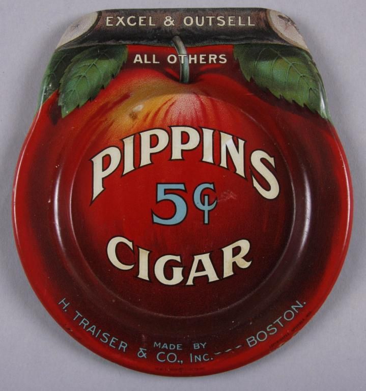 Original Tin Advertising Change Tray-Pippins Cigar"Pippins 5 cent Cigar ...