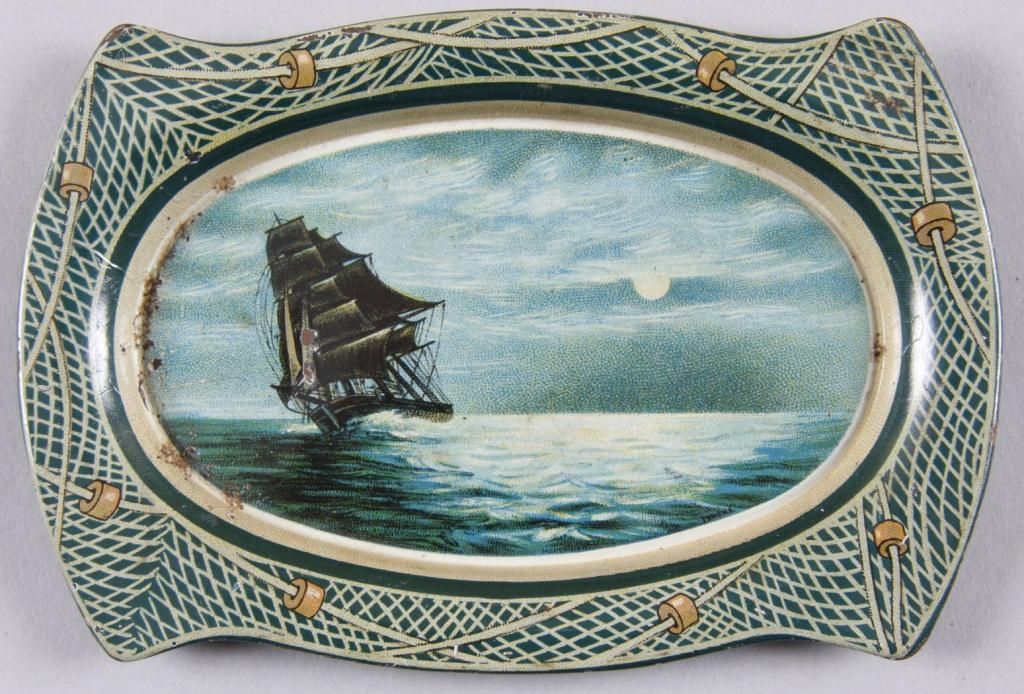 Original Tin Advertising Tray -Dixie Queen Tobacco"Compliments of Dixie ...