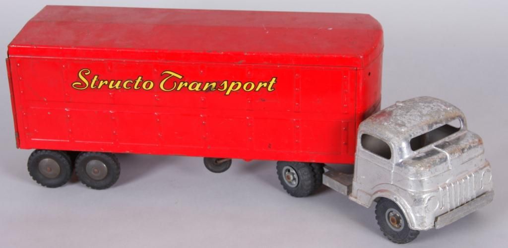 Vintage "Structo" Transport Toy Truckwith Structo Decals on side minor ...
