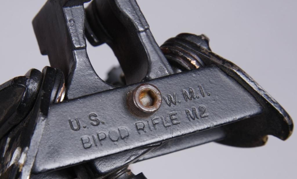 W.M.I. Bipod - Marked "U.S W.M.I. Bipod Rifle M2"