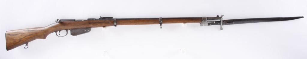 Steyr Mdl 1888/1890 Cal 8x50R SN:5800Austrian straight pull bolt action ...