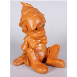 Hand Carved Wooden Pinocchio