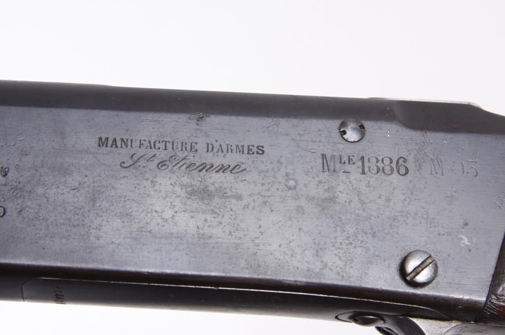 Lebel Mdl 1886 Cal 8mm Lebel SN:14374Early French bolt action rifle ...
